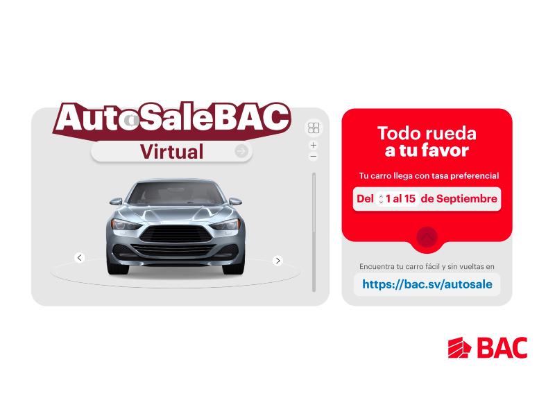 BAC lanza su Auto Sale Virtual, la feria digital para encontrar tu ...