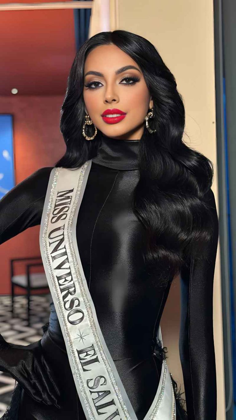 Giulia Zanoni, “la Pantera Salvadoreña”, deslumbra en su llegada a Miss ...