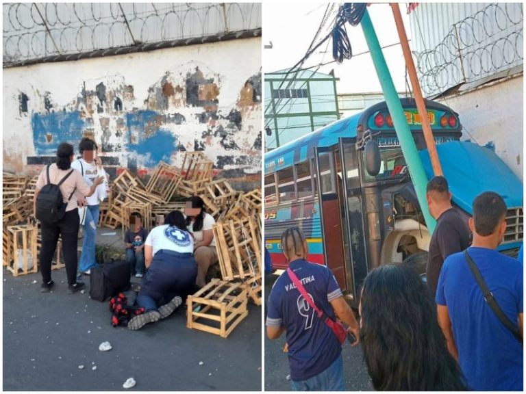 Bus colisionó contra carro en Santa Ana dejando heridas a varias ...