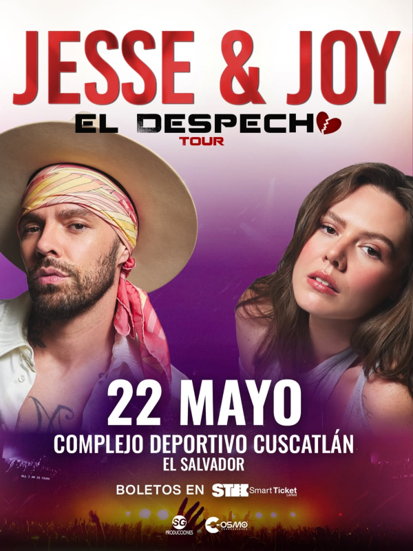 Jesse & Joy regresan a El Salvador con «El Despecho Tour» el 22 de mayo ...